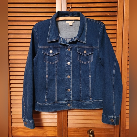 Appleseed's | Jackets & Coats | Appleseeds Dark Blue Jean Jacket | Poshmark